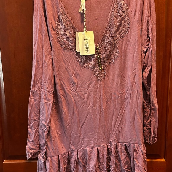 Matilda Jane | Tops | Matilda Jane Purple Lace Dress | Poshmark
